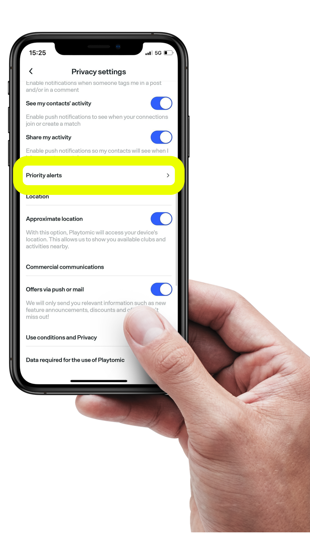 How to manage the notifications from Playtomic App – Playtomic Help