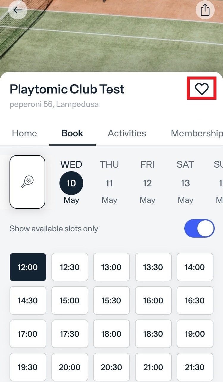 How to link your Playtomic account with a Club's account – Playtomic Help